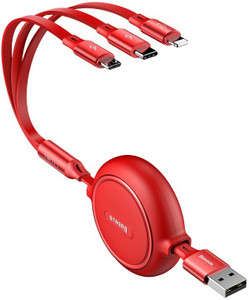 Baseus Lightning Cable 3.5 A 1.2 m Aluminium alloy Golden Loop 3-in-1 ...