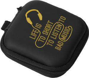 StealODeal Leather Zipper Headphone Case For Universal Price in India ...