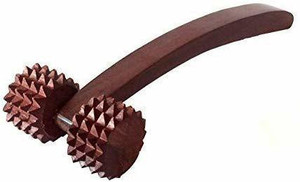 Geetastik GA-11062 Back massager/Sheesham wood two wheel roller with ...