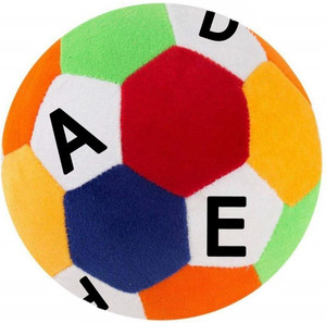 Toyingly Soft Ball Toy Alphabets Print Multicolor - 300 mm - Soft Ball ...