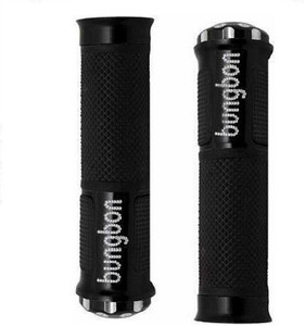 greygator BLACK GRIP004 Handle Bar Grip For Universal For Bike, Yamaha ...