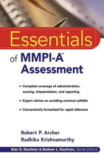 Essentials of MMPI-A Assessment: Buy Essentials of MMPI-A Assessment by ...