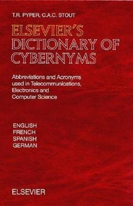 Elsevier's Dictionary of Cybernyms: Buy Elsevier's Dictionary of ...