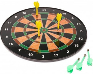 QWICK CLICK Magnetic Dart Board Game with 6 Darts Dart Board Party ...