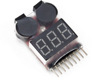 Tech bee techno solutions 18S Lipo Battery Voltage Tester Low Volt ...