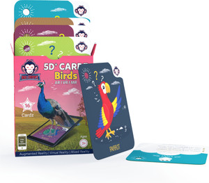 RedChimpz 5D AR VR Flash card for Kids | Augmented and Virtual Reality ...