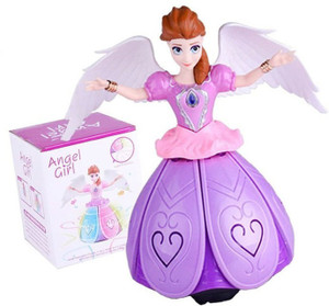 TamBoora Unique Quality Dancing Angel Girl Doll with Music 3D Flashing ...
