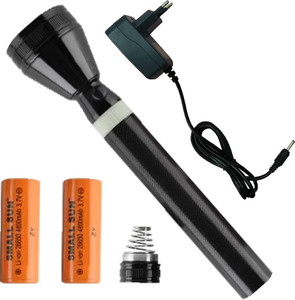 LED FLASHLIGHT Long Range Rechargeable Flash Light Powerful LED Torch ...