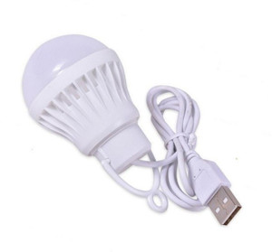Casa Tech USB Bulb Cool White color 5 Watt 6 Volts Bright Light Reading ...