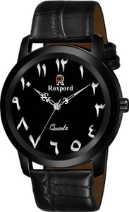 ROXPORD Urdu-Black Arabic Dial Style Casual Look Party Edition Watch ...