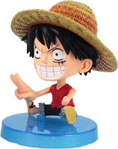 PLA Giftmart Anime One Piece Mini Action Figures Hat Pirate Q Version ...
