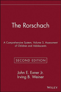 The Rorschach, Assessment of Children and Adolescents: Buy The ...