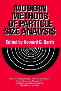 Modern Methods of Particle Size Analysis: Buy Modern Methods of ...