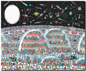SKY DOT waldo cartoon where s wally Non Slip Base Mousepad - SKY DOT ...