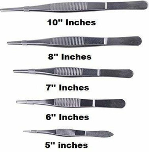 STAR SURGICAL WORKS Forceps Plain Set Of 5 Piece(Stainless Steel 410 ...