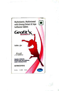 Leeford Geofit Woman - Daily Multivitamin, Multimineral, Enriched with ...