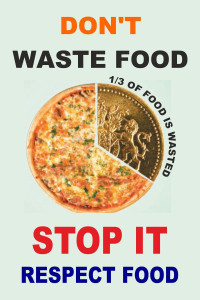 madhusigns MADHU - stop it respect food poster in self adhesive vinyl ...