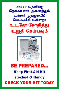 madhusigns MADHU - check your kit today poster in self adhesive vinyl ...