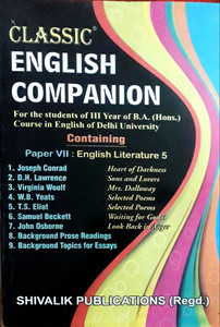Classic English Companion B.A. (Hons.) Paper VII : English Literature 5 ...