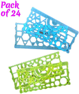 Flipkart.com | ShubhKraft geometric shape stencil/ruler/scale set ...