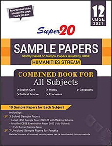 Super 20 Sample Papers (As Per Reduced Syllabus & The Latest CBSE ...
