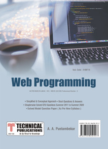 Web Programming for GTU 18 Course (VI- CSE/Prof. Elec.-II - 3160713 ...