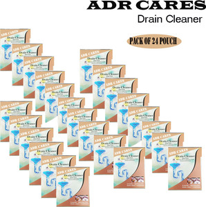 ADR CARES DR# DRAIN CLEANER POWDER PACK OF 24 POUCH (30gm) = 720gm ...