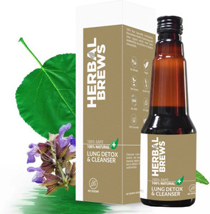 Herbal Brews 100% Ayurvedic Lungs Detox for Smokers, with Mulethi ...