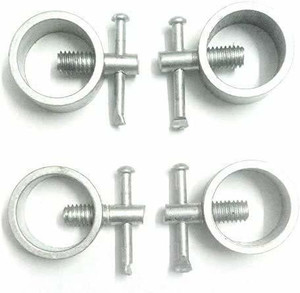 HACKERX Gym Bar Rod Locks Dumbbell Rod Locks (Pack of 4) Weight Lifting ...