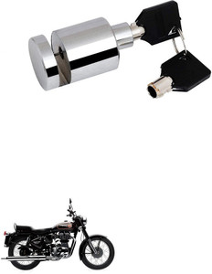 AutoGnix Heavy Duty Disc Brake Lock Stainless Steel Lock for Royal ...