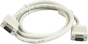 Sadow VGA Cable 3 m 3 Meter Flexible 15 pin VGA Male to VGA Male Video ...