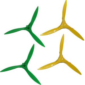 ELBOTICS (4 Pcs) Blade Fan Propeller Diy Projects For 2Mm Shaft 70 mm x ...