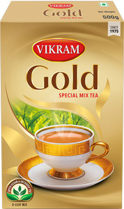 Vikram Gold Special Mix tea made with 5 unique upper assam leaves the ...