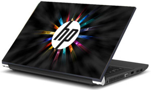 Advik Arts Sparking HP Logo Laptop Skin Sticker Laminated Vinyl Laptop ...