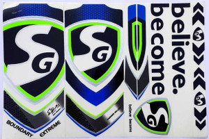 SG LTI SG BOUNDARY EXTREME BELIEVE BECOME CRICKET BAT STICKER Bat ...