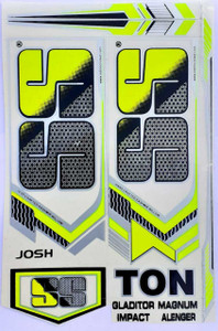 SS JOSH SS TON JOSH GLADIATOR MAGNUM IMPACT ALENGER CRICKET BAT STICKER ...