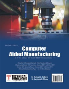 Computer Aided Manufacturing for GTU 18 Course (VI- Mech./Prof. Elec ...