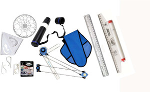 Pyramid set of 9 Mini Drafter mini kit paper holder set scale drawing ...