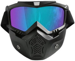 RawarZ Detachable Mask for Motorbike Cycling Helmet Sunglasses with ...