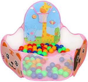 MANSHI FAB fun ball pool playing pen for kids , toddlers , pets with 50 ...