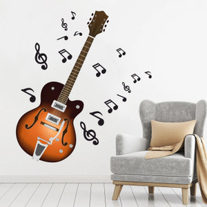StickMe Guitar - Music - Songs - Play Music - Wall Sticker-SM959 Price ...