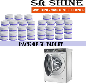 S R SHINE S R Washing Machine Tank Cleaner, Pack of 58 (20gm) = 1160gm ...