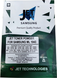 JET TONER JET TONER ML 1043 Toner Powder For MLT-D1043S / ML1043 / 1043 ...