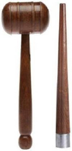Fitdex 1-Cricket Bat Knocking Hammer, 1-Wooden Cone, Chevron - Buy ...
