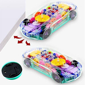 Haulsale Transparent Musical Concept Racing Car with 3D Flashing LED ...