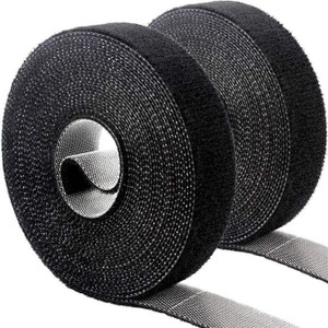 DIY Crafts Hook Loop Cable Tie Fasten One Wrap Cord Tape Double Side ...