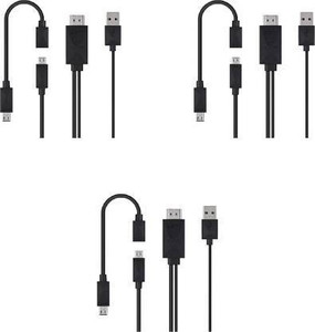 A-One India HDMI Cable 1 m MHL to HDMI Adapter Kit Universal MHL Micro ...