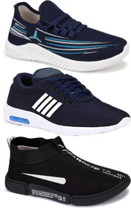 World Wear Footwear Combo Pack of 3 Latest Collection of Stylish ...