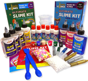 yucky science Ultimate Slime Making Kit for Kids Combo Pack of 2 ...