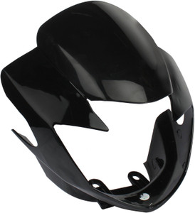 kavyahouse HEADLIGHT VISOR APACHE RTR 160/180CC (BLACK) Bike Headlight ...